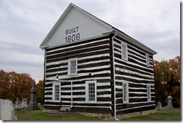 Little Bits of History Along U.S. Roadways: Old Log Church